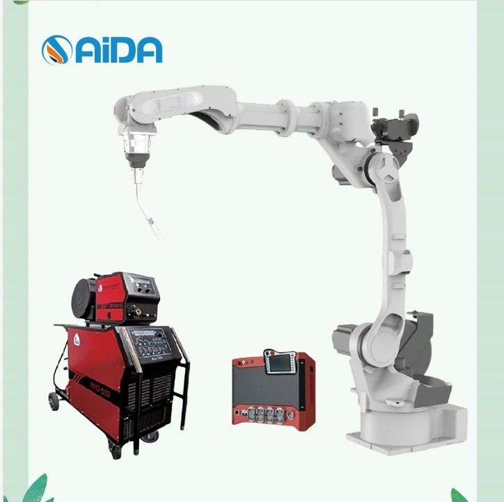 Robot Pengelasan Industri dengan 6 sumbu Arm Arc Welding Robot Station ...